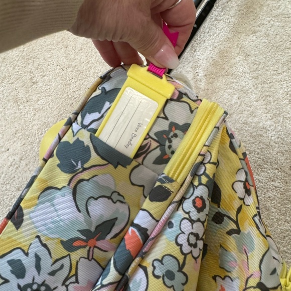 Vera Bradley | Bags | Adair Rolling Duffel Bag Sunny Garden Yellow ...
